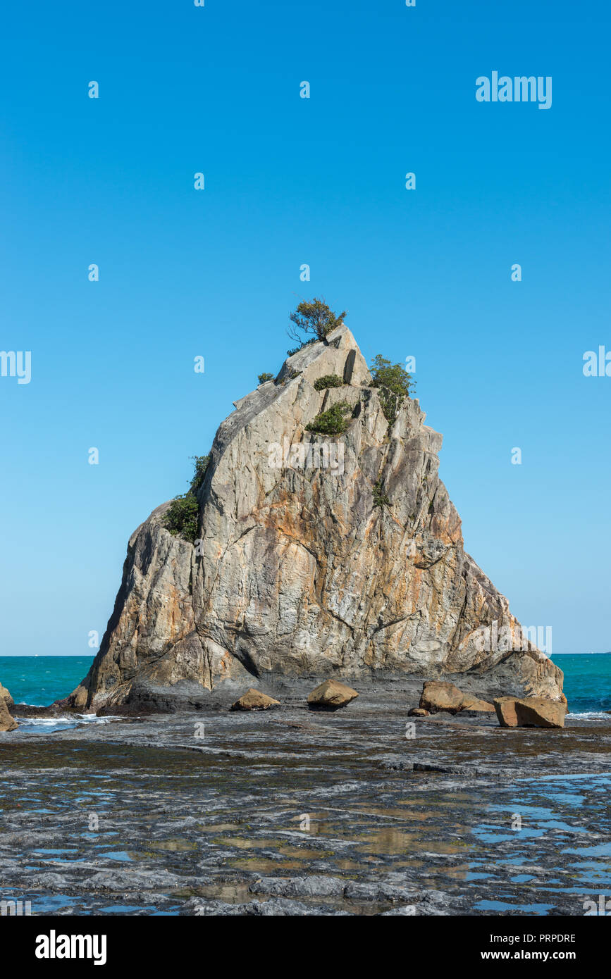 Hashigui iwa rock hi-res stock photography and images - Alamy