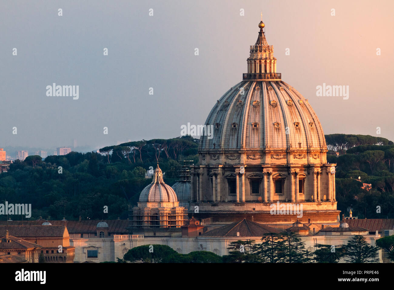 St peter's basilica dome aerial hi-res stock photography and images - Alamy