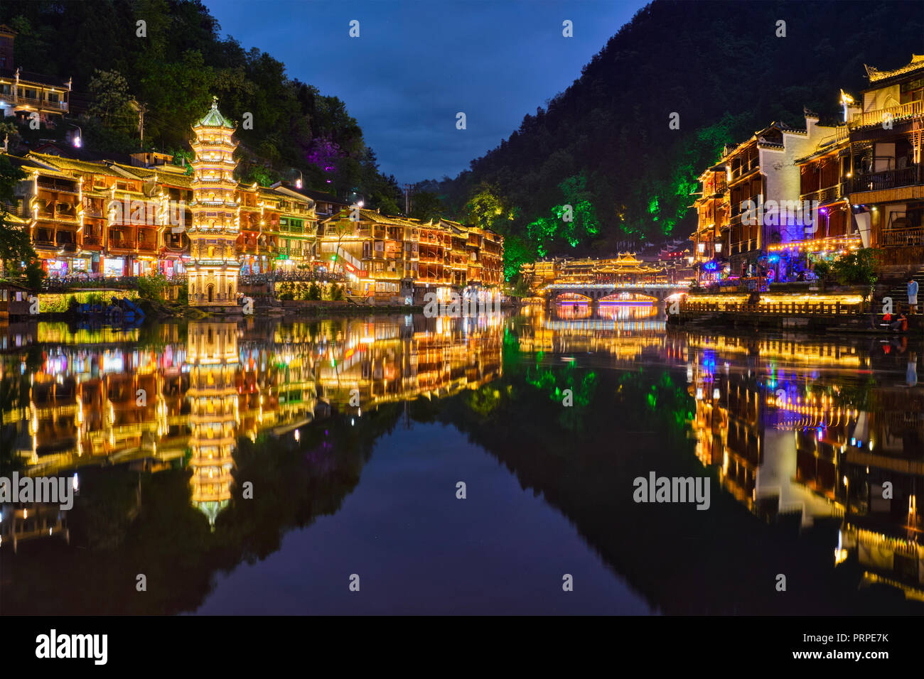 Feng Huang Ancient Town (Phoenix Ancient Town) , China Stock Photo - Alamy