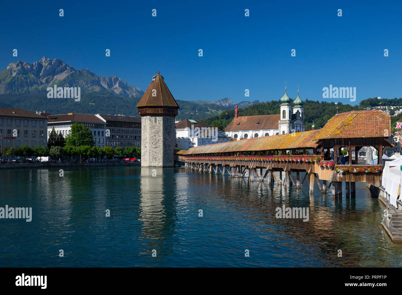 Chapel kapellbrucke bridge hi-res stock photography and images - Alamy