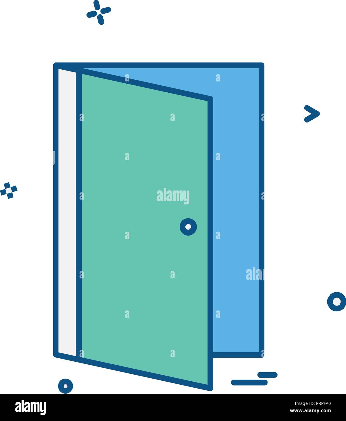 Door icon design vector Stock Vector Image & Art - Alamy