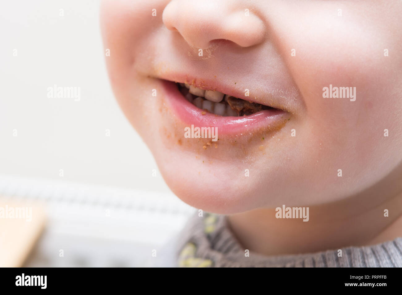 Overweight child eating junk food hi-res stock photography and images ...