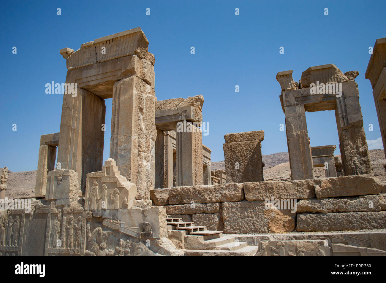 The Apadana at Persepolis, Iran Stock Photo - Alamy