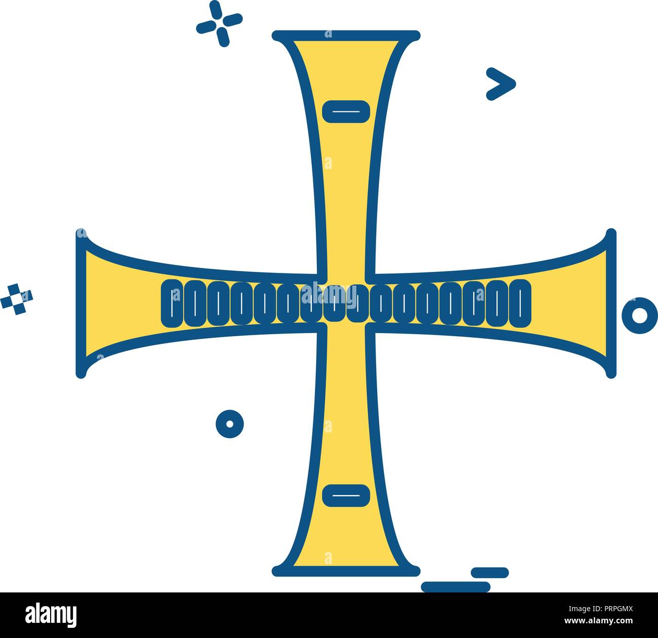 Cross icon design vector Stock Vector Image & Art - Alamy