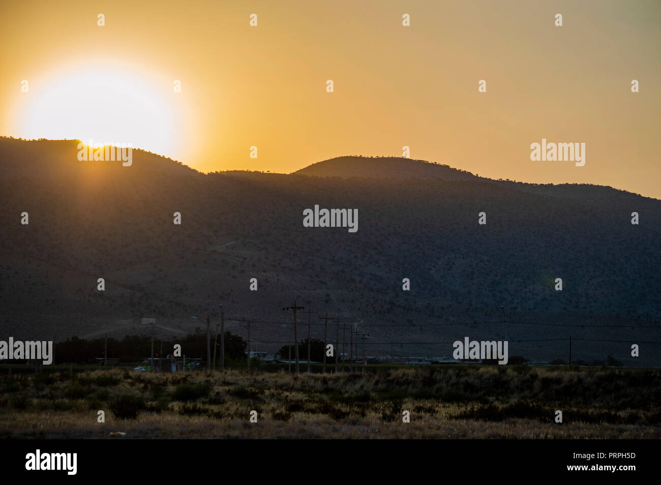 The sun setting at Pasargad in Iran Stock Photo - Alamy