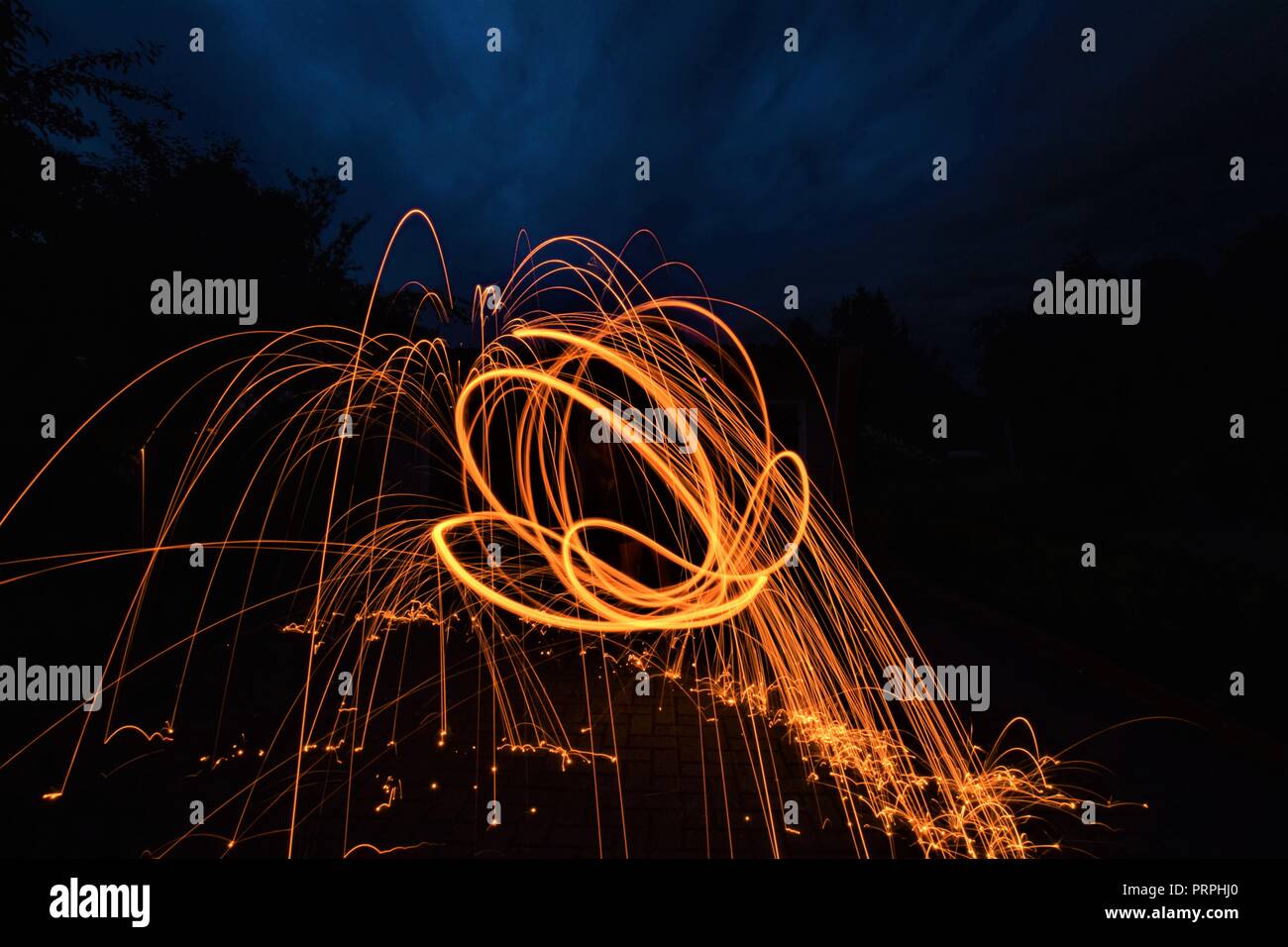 Rain of the sparks hi-res stock photography and images - Alamy