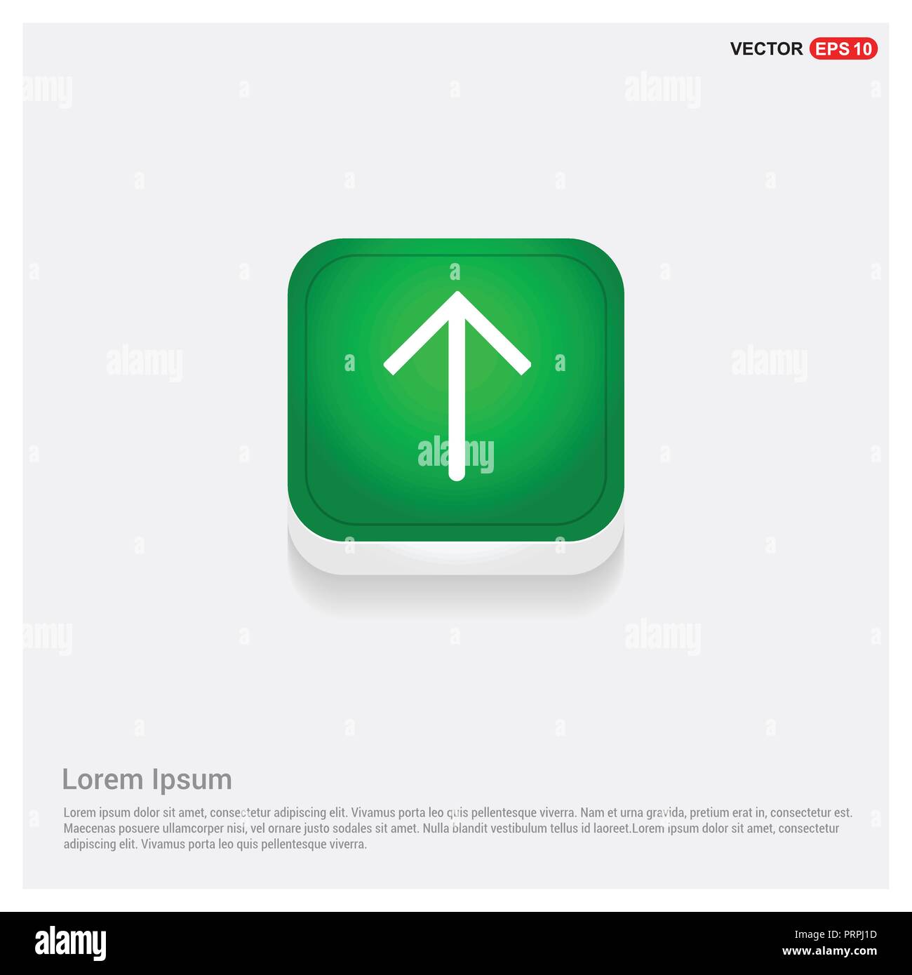 Upper Arrow Icon Stock Vector Image & Art - Alamy