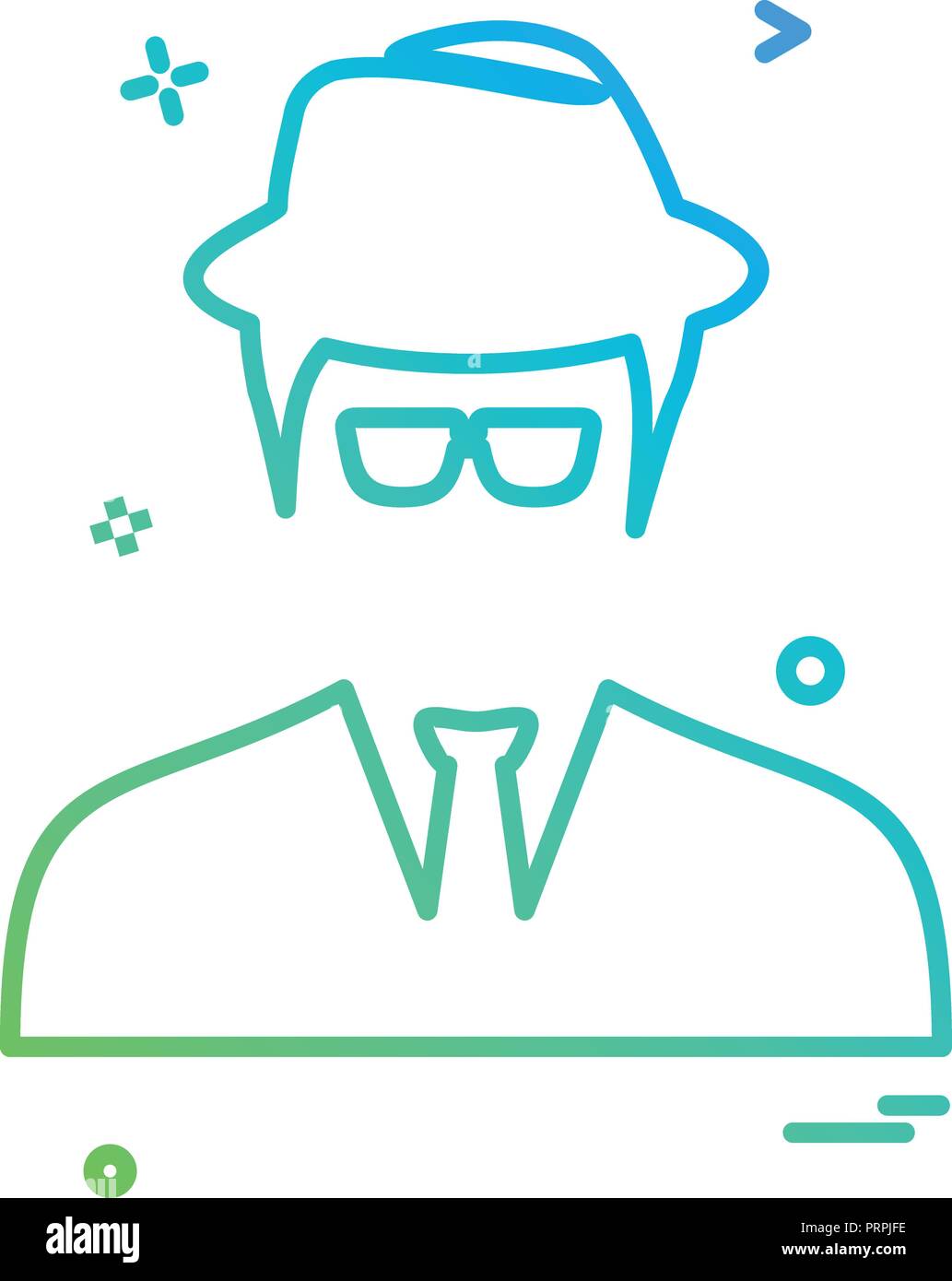 Avatar male icon design vector Stock Vector Image & Art - Alamy