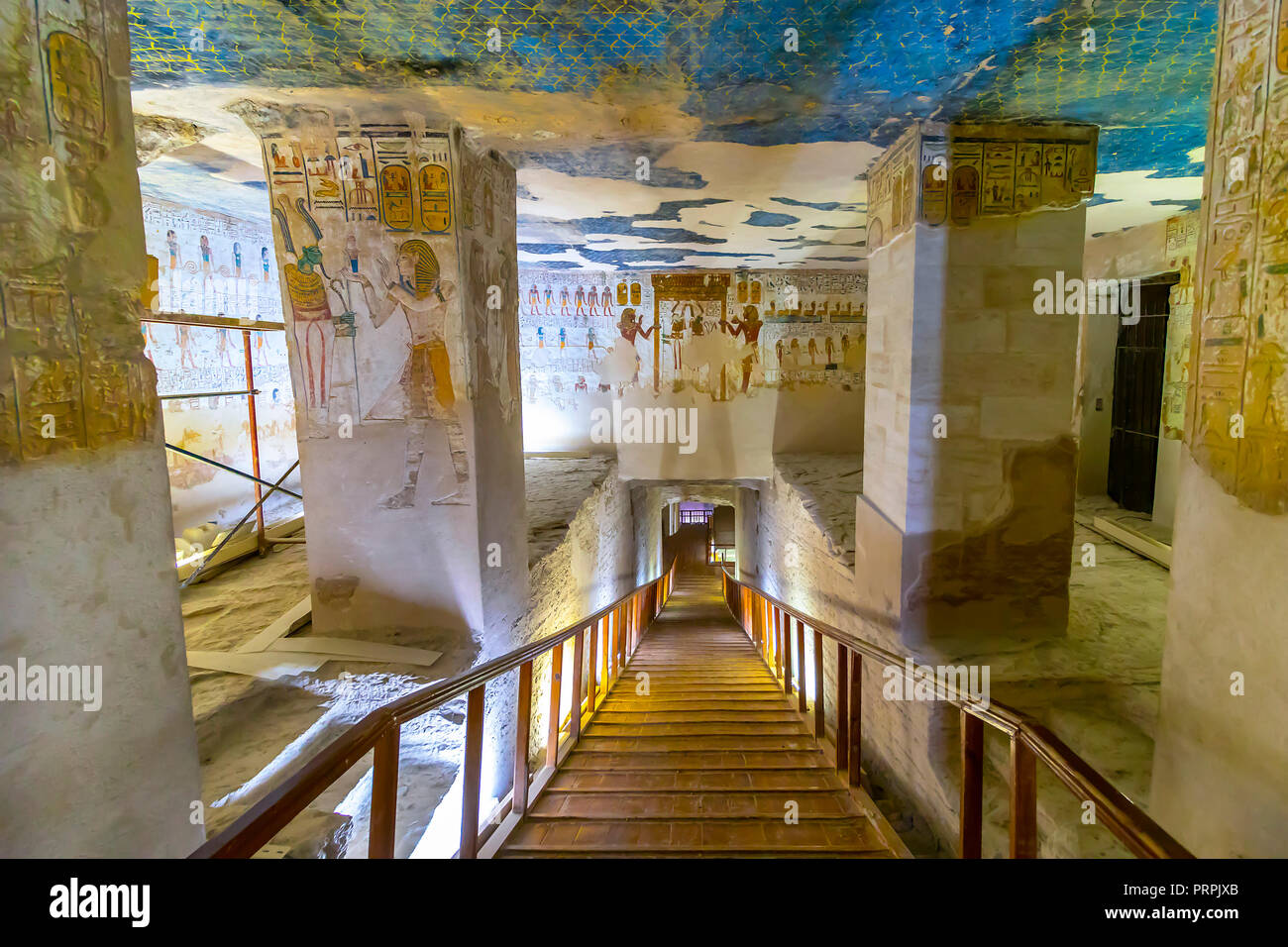 Tomb KV8, located in the Valley of the Kings, was used for the burial ...
