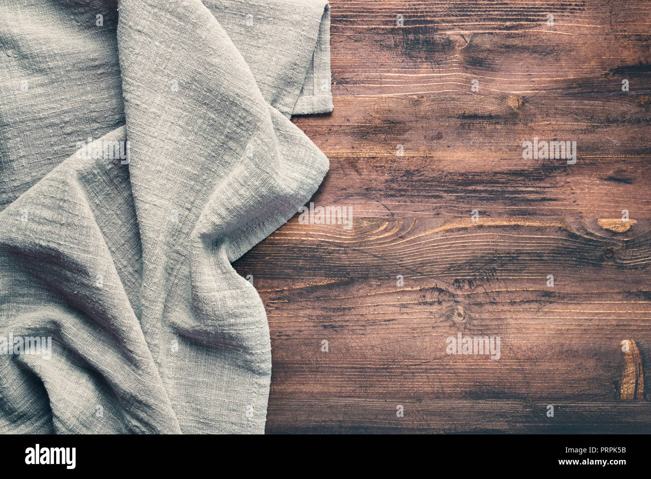 Gray tablecloth from left Stock Photo - Alamy