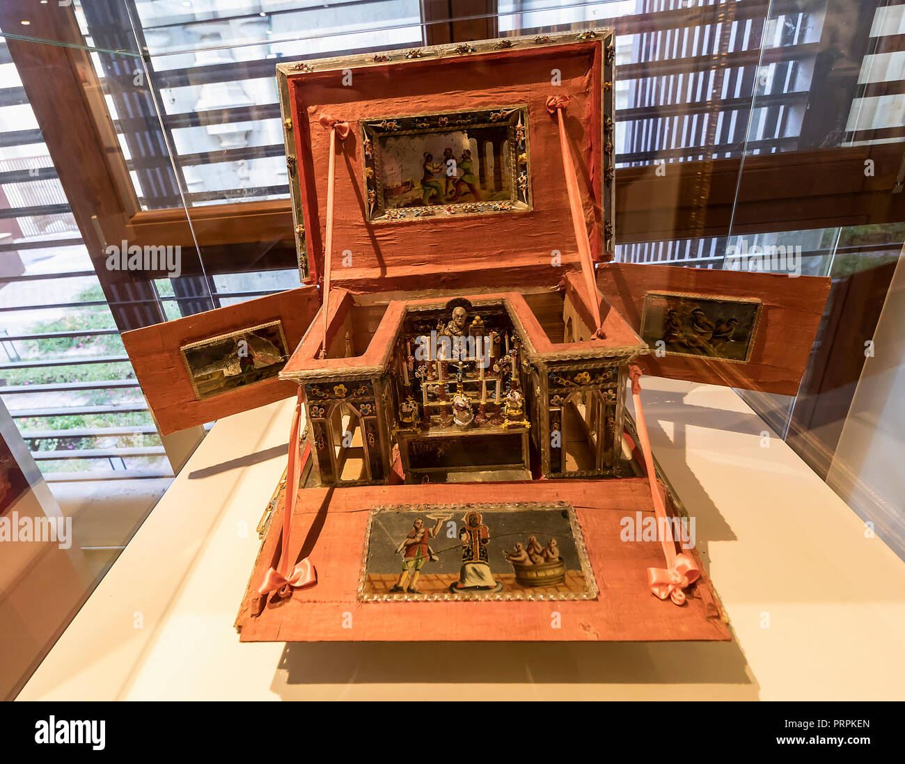 Alba de Tomes, Salamanca, Spain - October 7, 2017: War altar in The ...