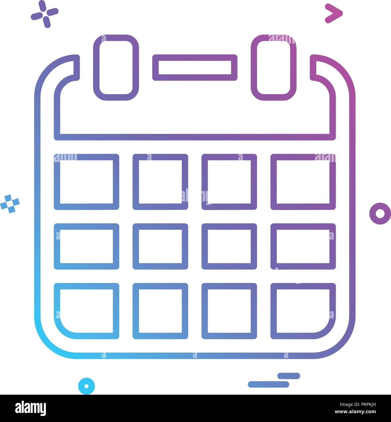 Calender icon design vector Stock Vector Image & Art - Alamy