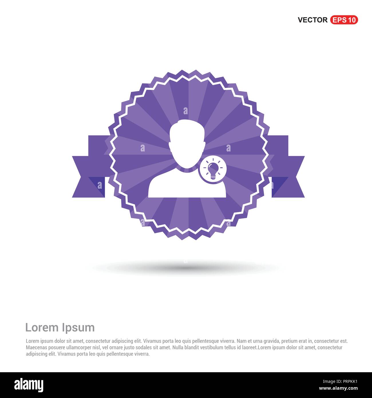 Purple light portrait Stock Vector Images - Alamy
