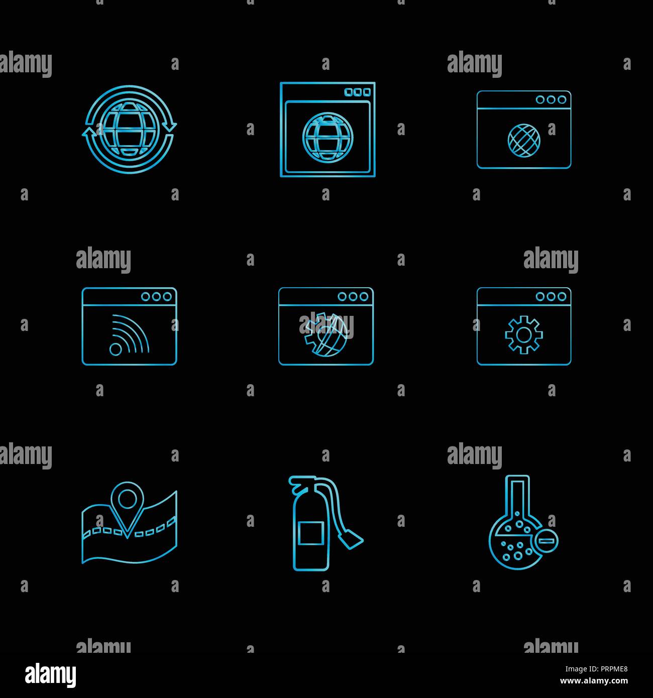 navigation , fire extingusher , chemical ,windows , ui , layout , web ...