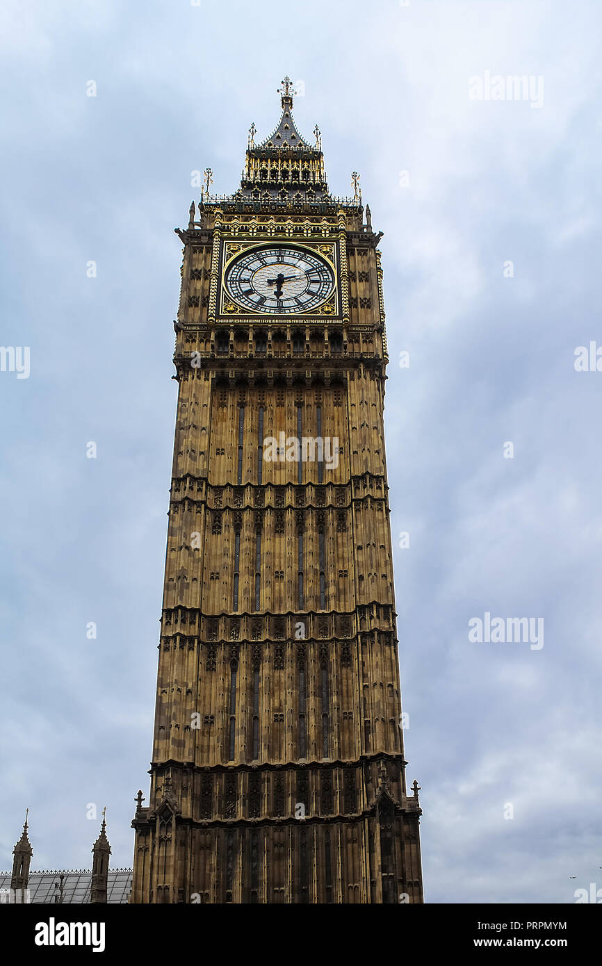 Big Ben Clock Tower Close Up