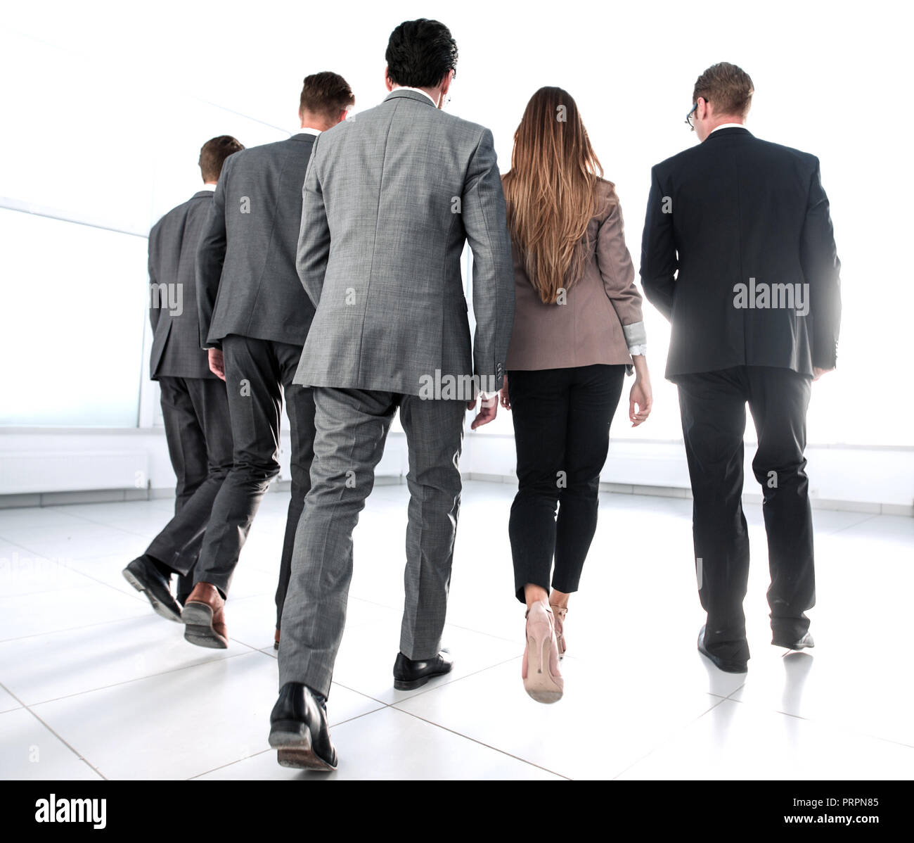 rear view of corporate executives Stock Photo - Alamy