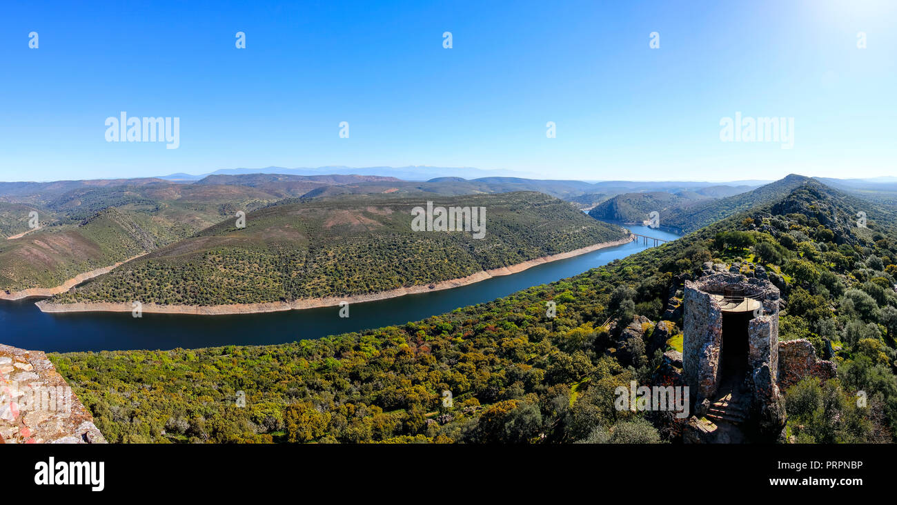 Monfrague castle hi-res stock photography and images - Alamy