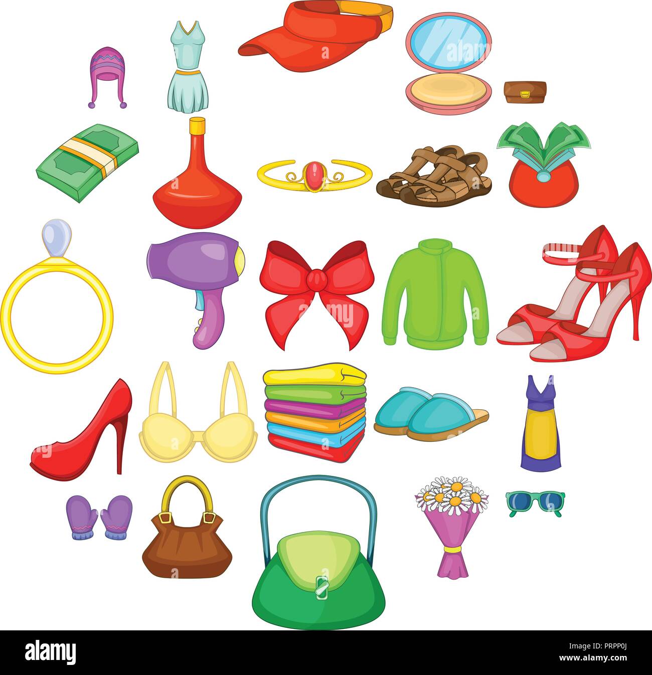 Purchases icons set, cartoon style Stock Vector Image & Art - Alamy