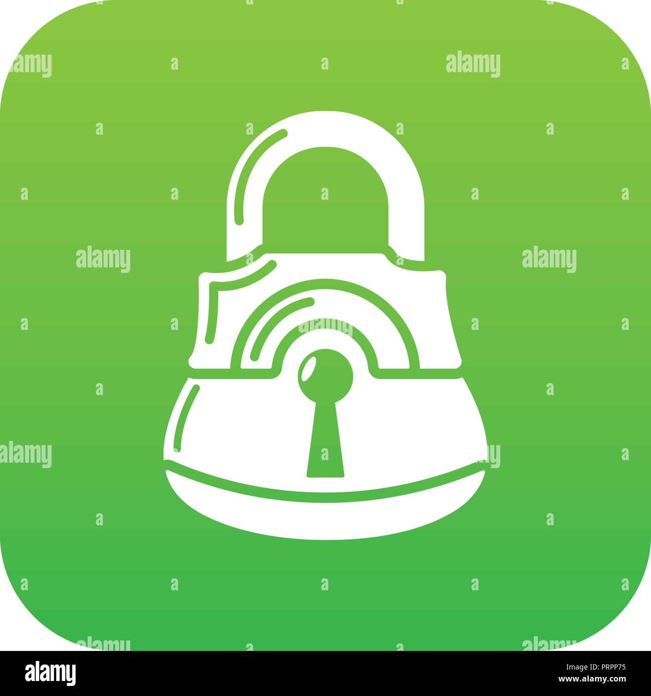 Lock gates icon green vector Stock Vector Image & Art - Alamy