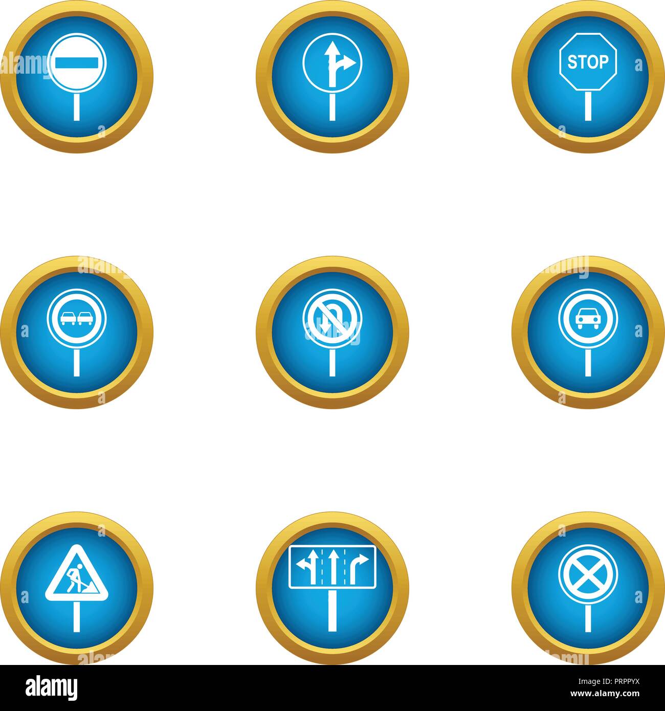 Travel guide icons set, flat style Stock Vector Image & Art - Alamy