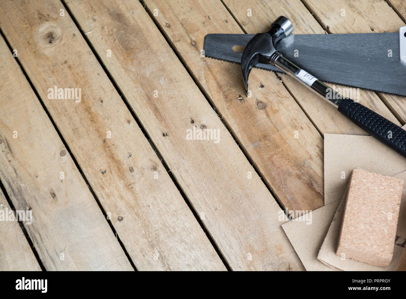 Carpentry background of wooden boards in a workshop Stock Photo - Alamy