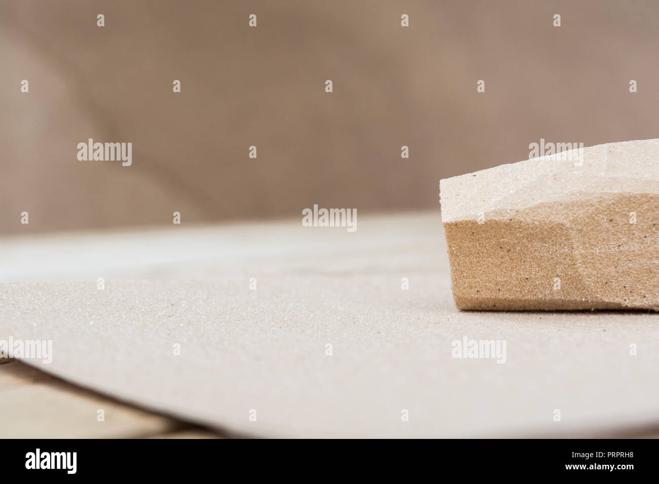 Carpentry background of wooden boards in a workshop Stock Photo - Alamy