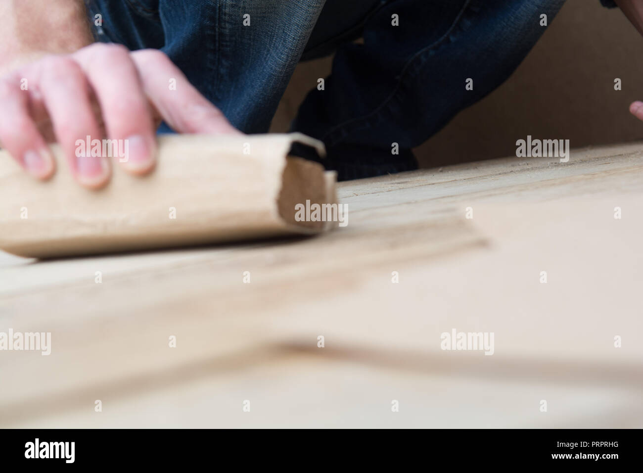 Sanding floor boards hi-res stock photography and images - Alamy