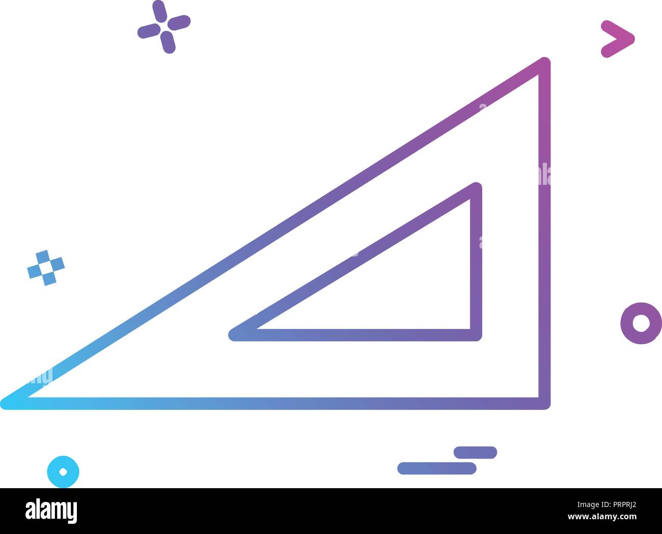 Geometry scale icon design vector Stock Vector Image & Art - Alamy