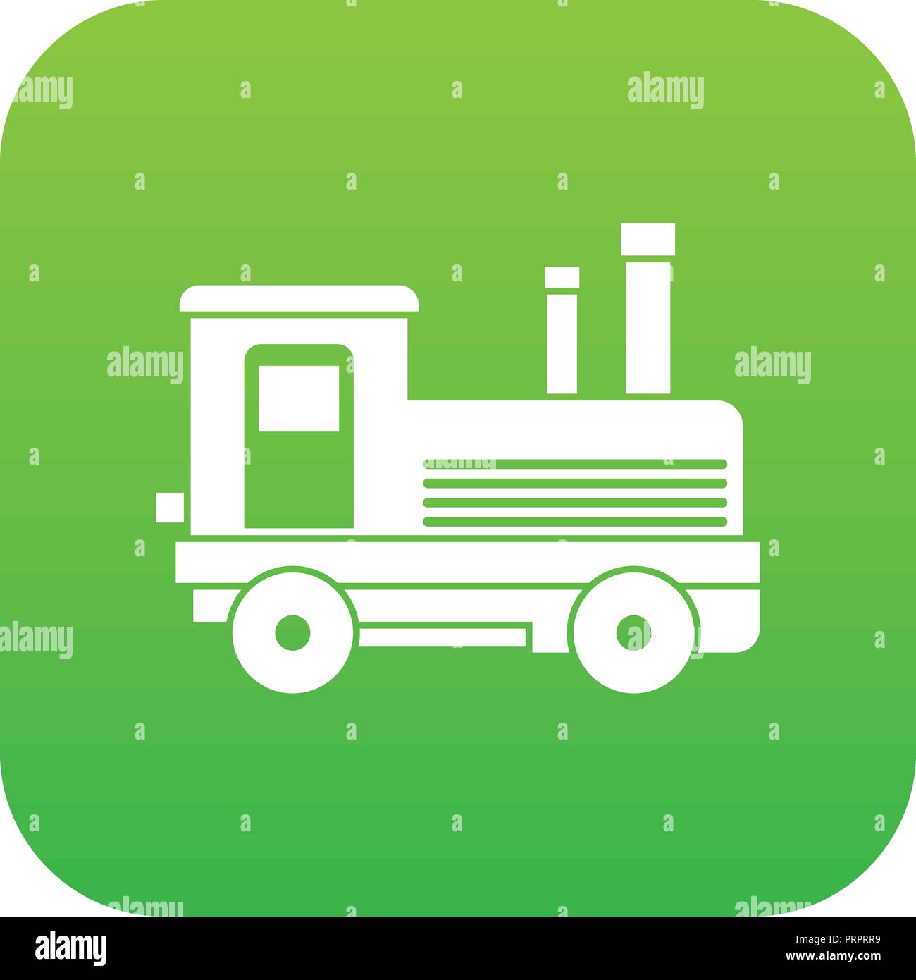 Locomotive icon digital green Stock Vector Image & Art - Alamy