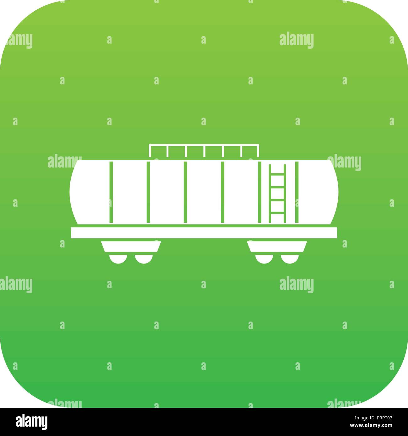 Oil railway tank icon digital green Stock Vector Image & Art - Alamy