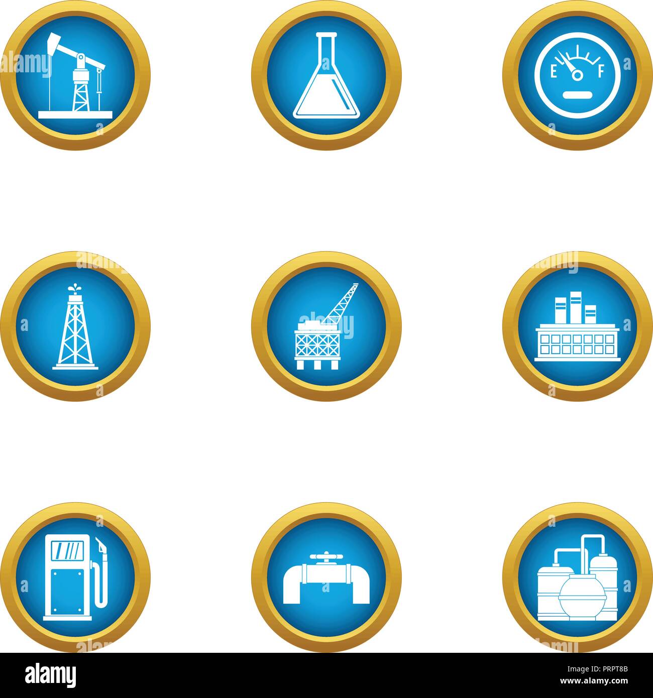 Extracting oil Stock Vector Images - Alamy