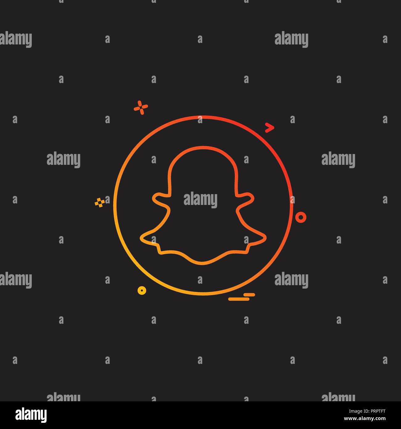 Snapchat mobile phone app Stock Vector Images - Alamy
