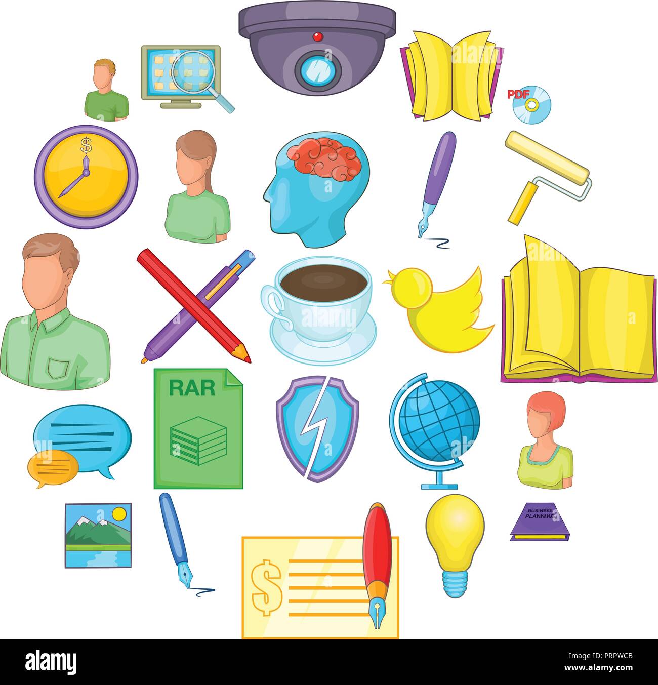 Repairs icons set, cartoon style Stock Vector Image & Art - Alamy