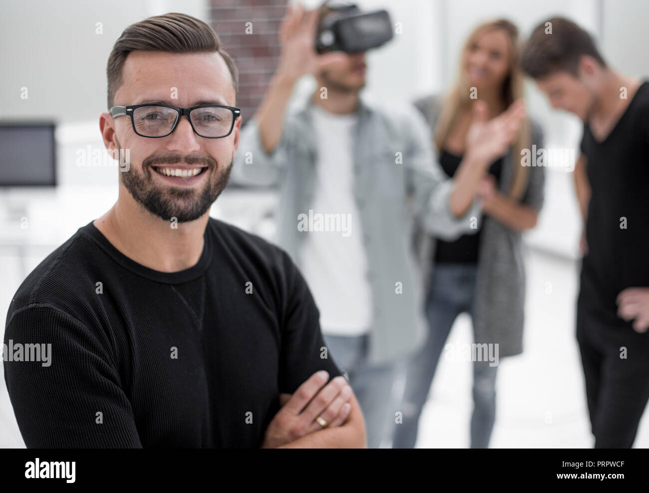 male software programmer testing a new app Stock Photo - Alamy