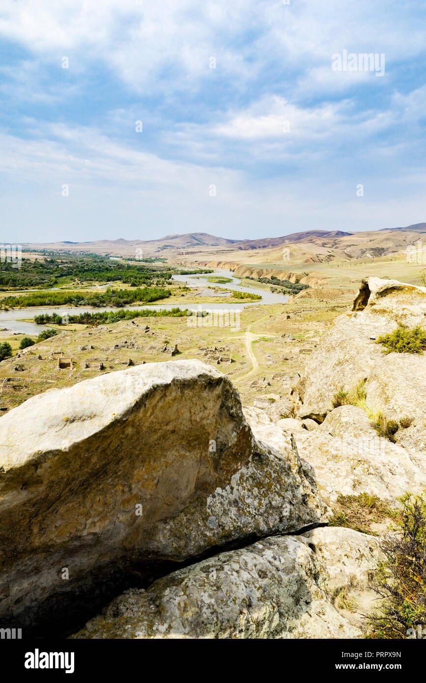The historical cave town of Uplistsikhe in Georgia Stock Photo - Alamy