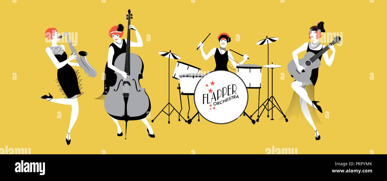 Jazz band 1920s hi-res stock photography and images - Alamy