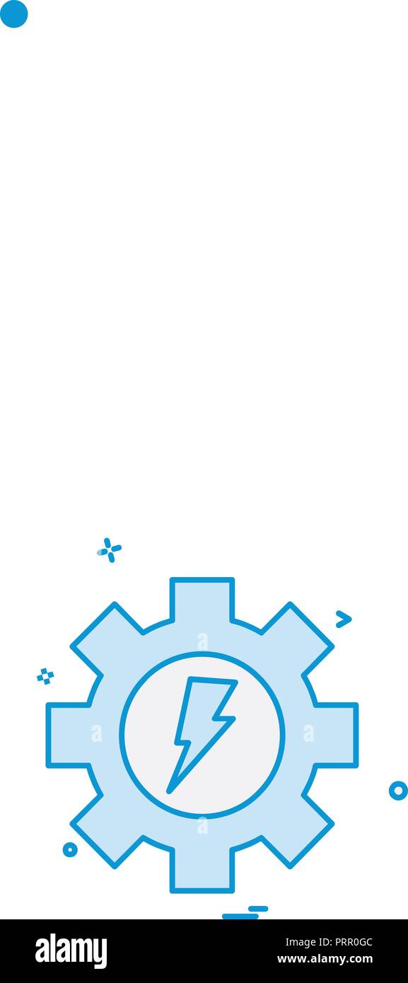 Electric current icon design vector Stock Vector Image & Art - Alamy