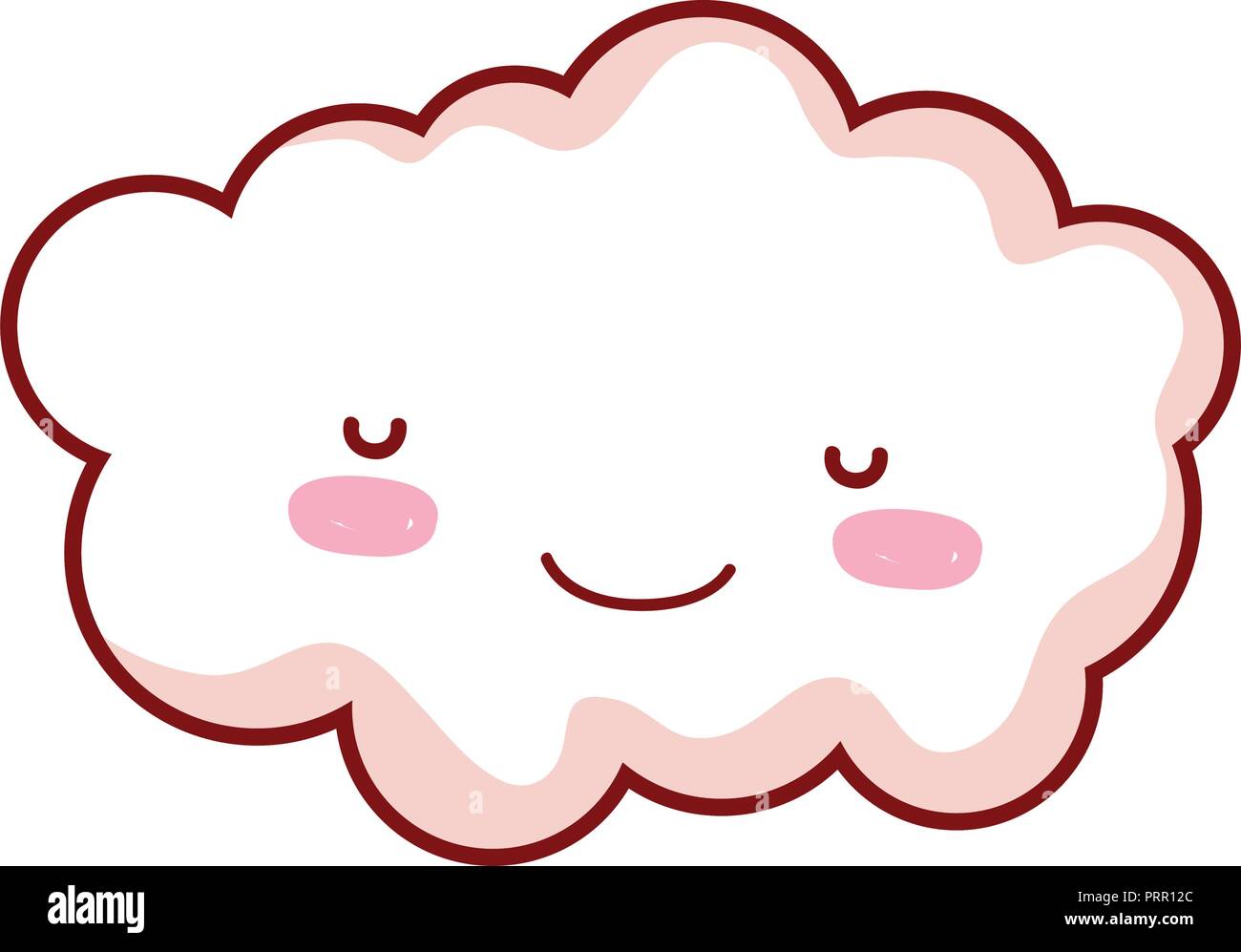 Cute cloud drawing cartoon Stock Vector Image & Art - Alamy