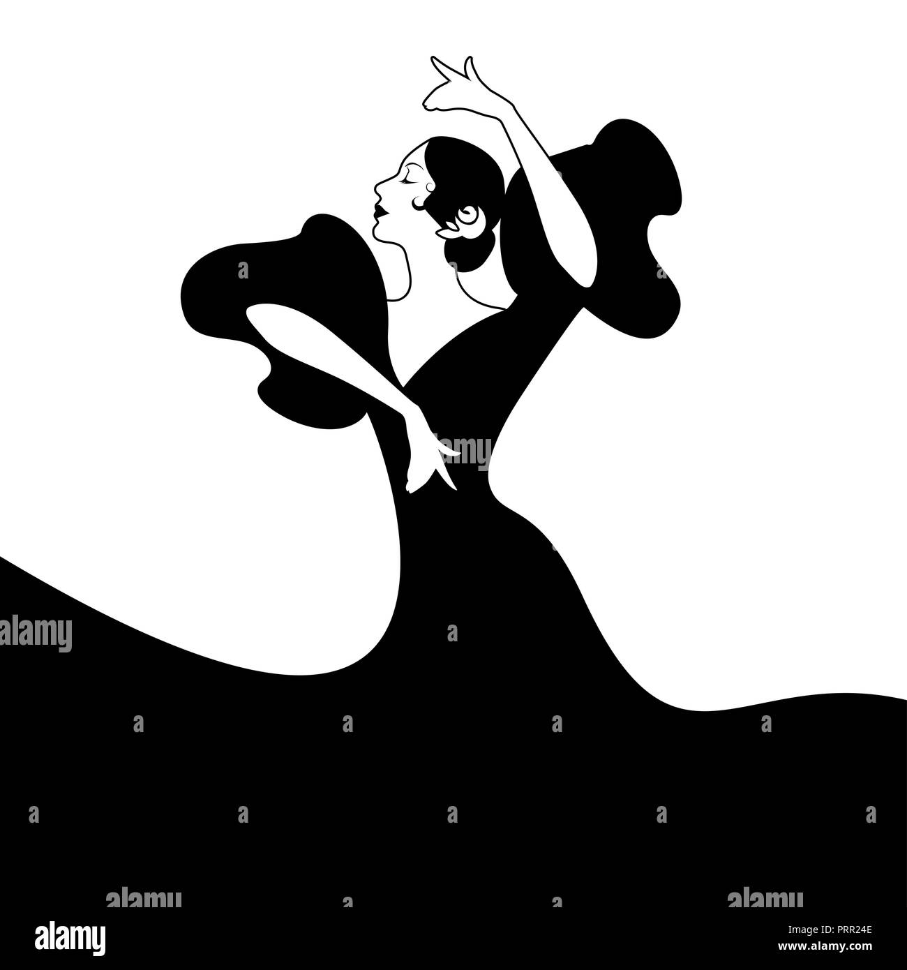 Flamenco dancers Black and White Stock Photos & Images - Alamy