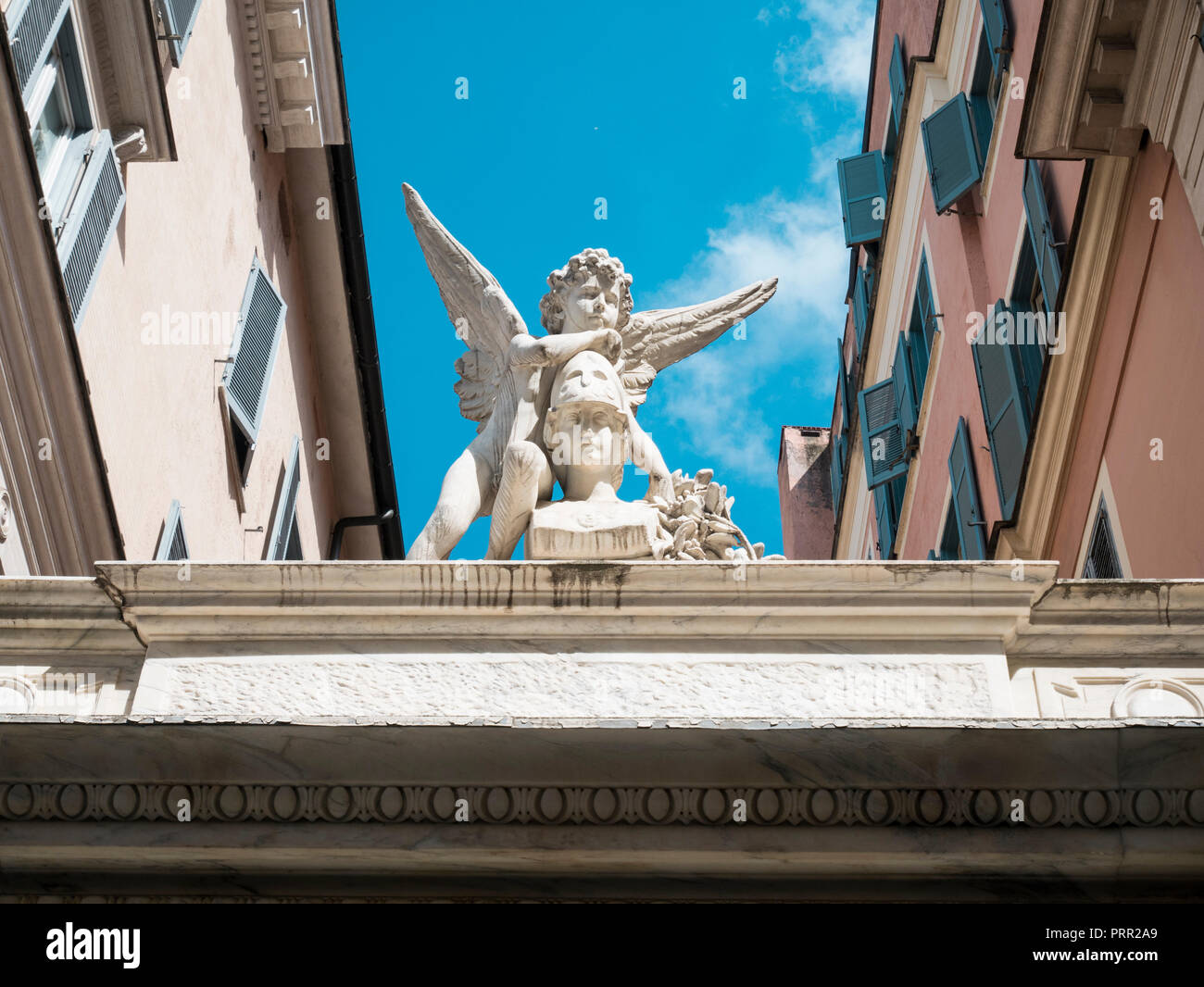 Guardian angel statue rome hi-res stock photography and images - Alamy