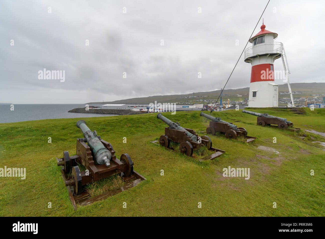 Historic Skansin fortress, Torshavn Faroe Islands Stock Photo - Alamy