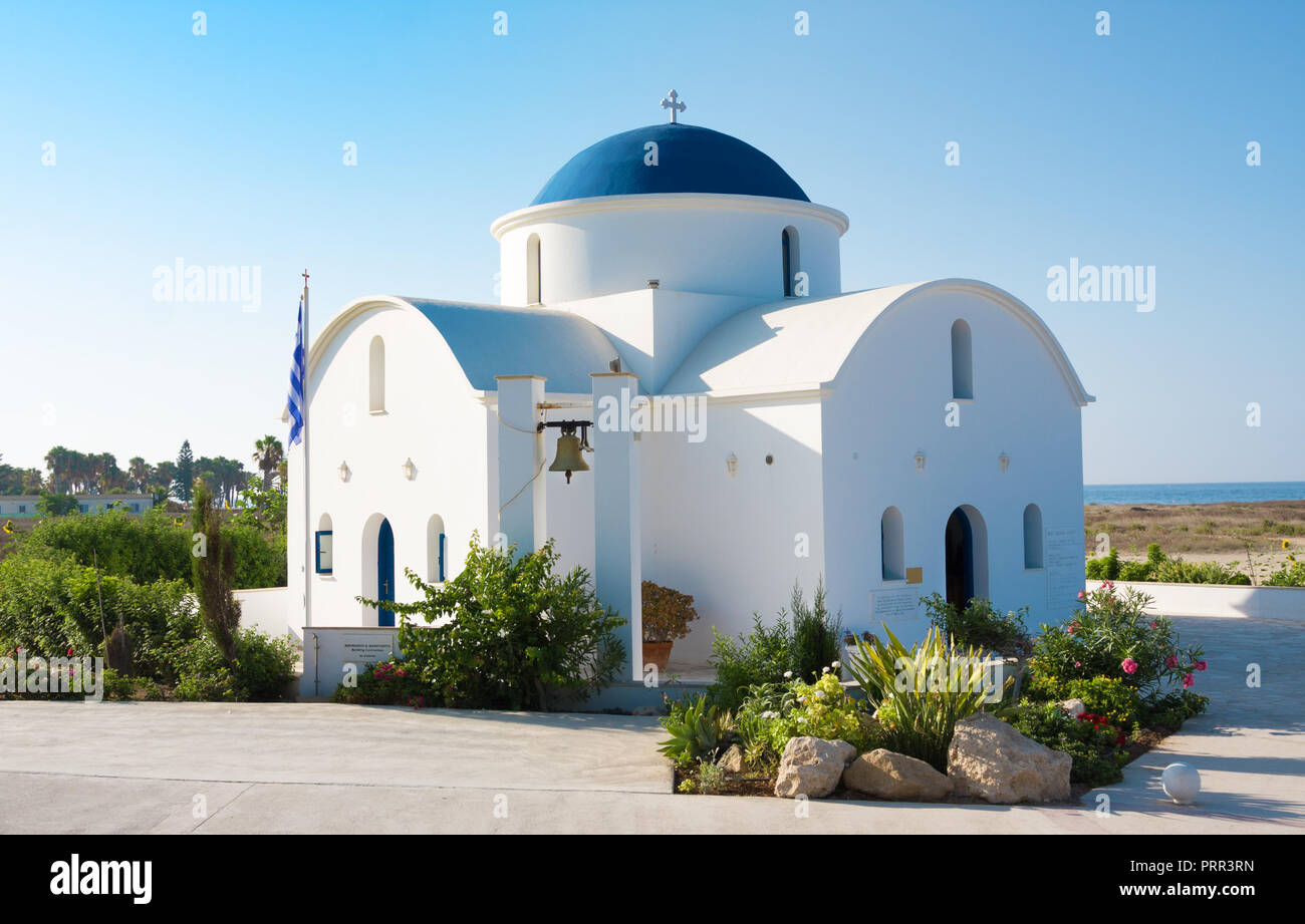 Paphos, Cyprus - July 20, 2017: The multi Denominational Church of St ...