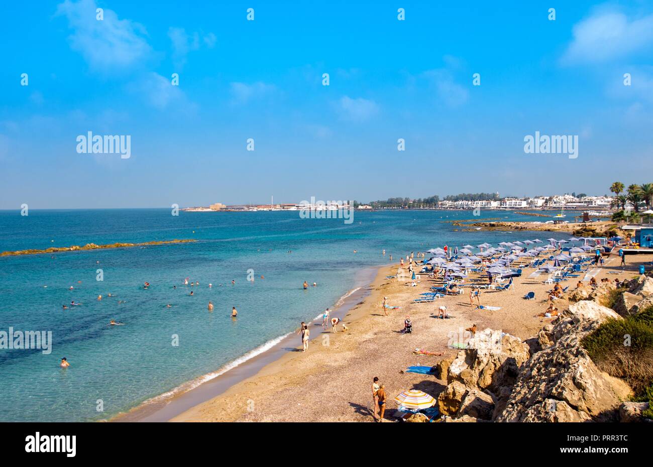 Pafos municipal beach hi-res stock photography and images - Alamy