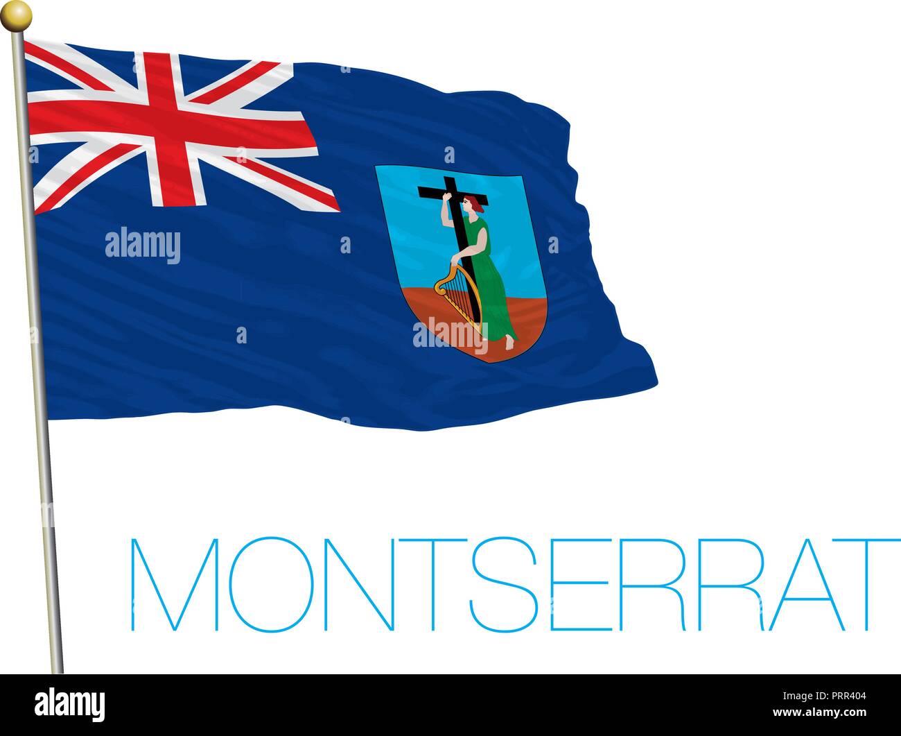 Montserrat caribbean Stock Vector Images - Alamy