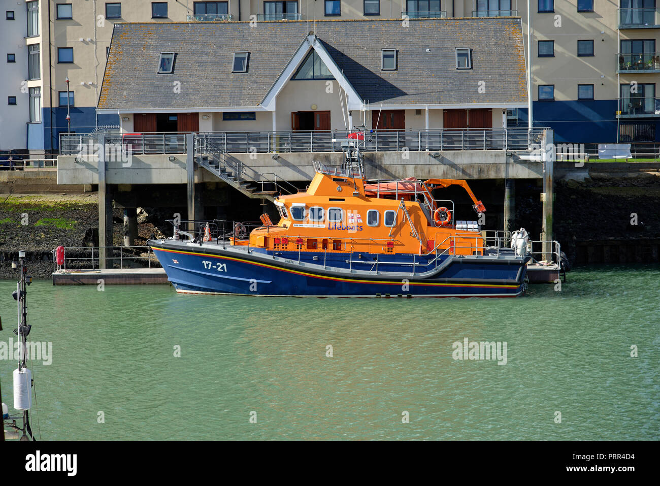 RNLI Newhaven Lifeboat station Stock Photo - Alamy