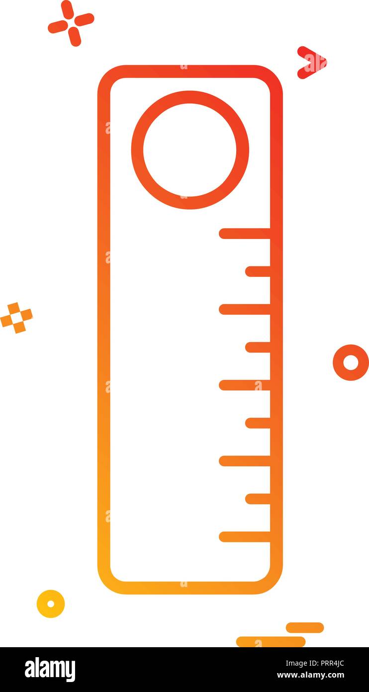 scale stationery school icon vector design Stock Vector Image & Art - Alamy