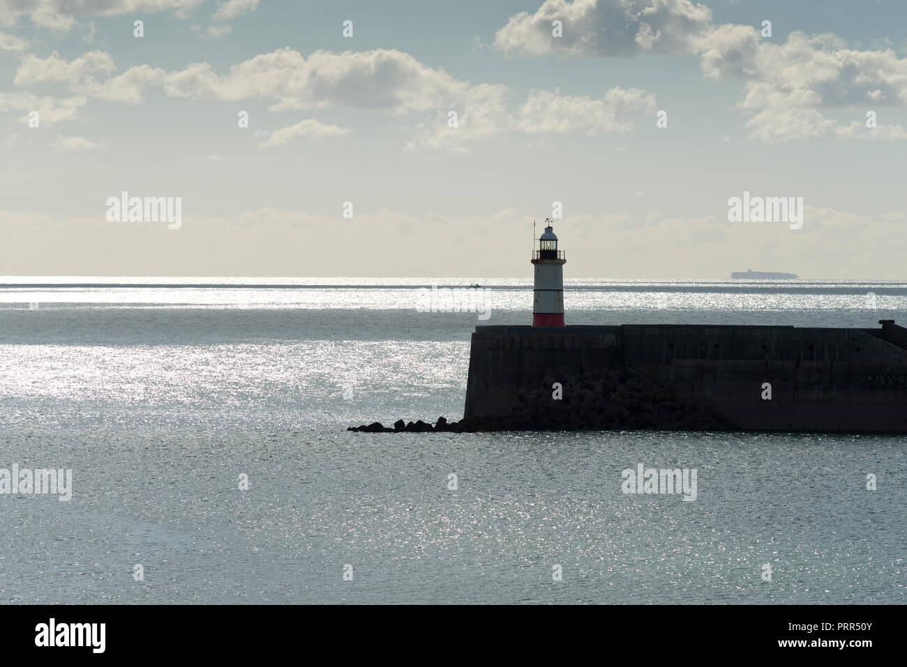 Newhaven harbour lighthouse hi-res stock photography and images - Alamy