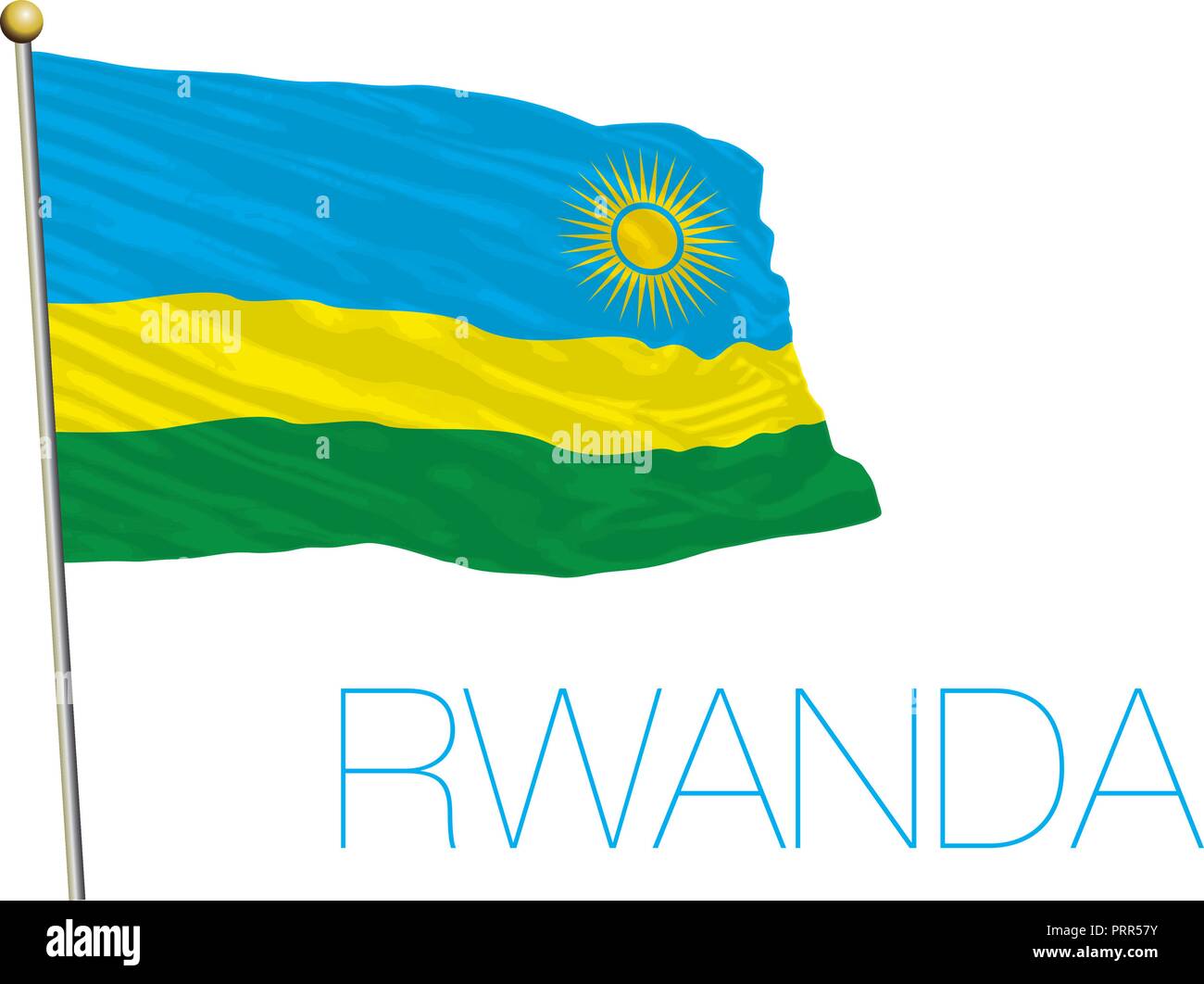 Rwandan Flag Stock Photos & Rwandan Flag Stock Images - Alamy