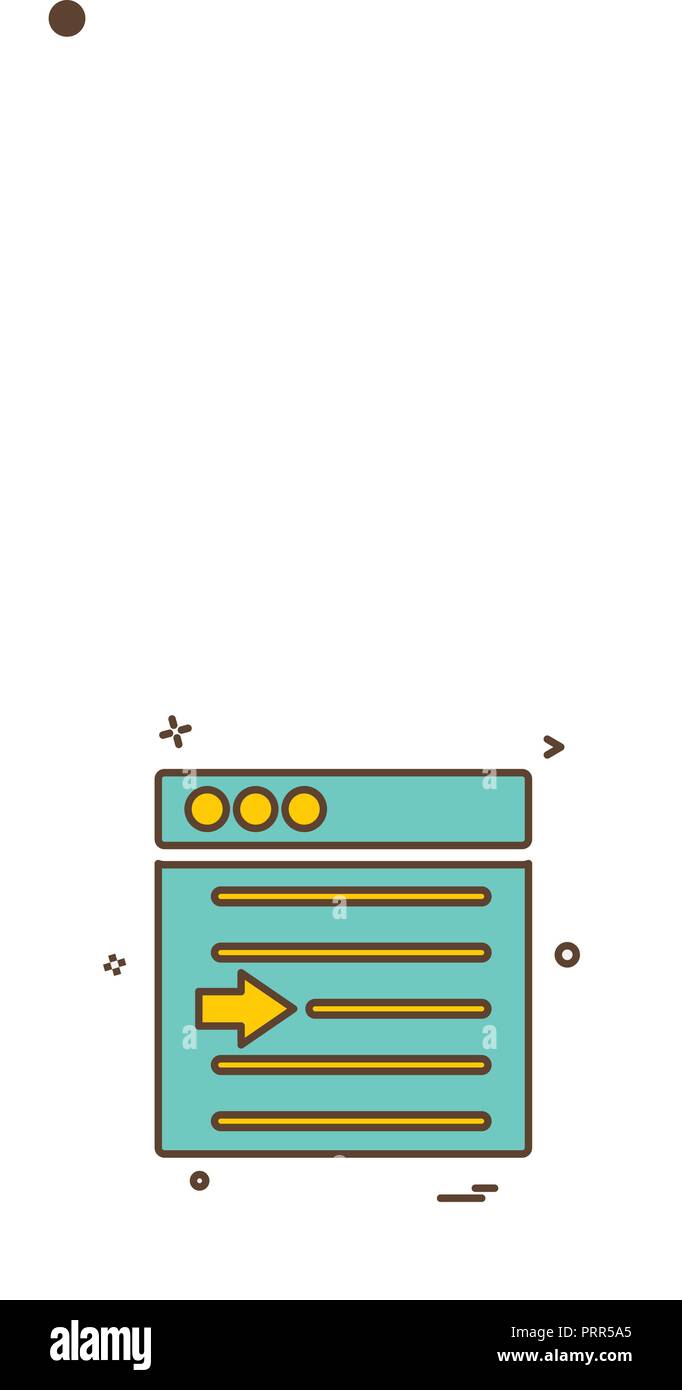 Web layouts icon design vector Stock Vector Image & Art - Alamy