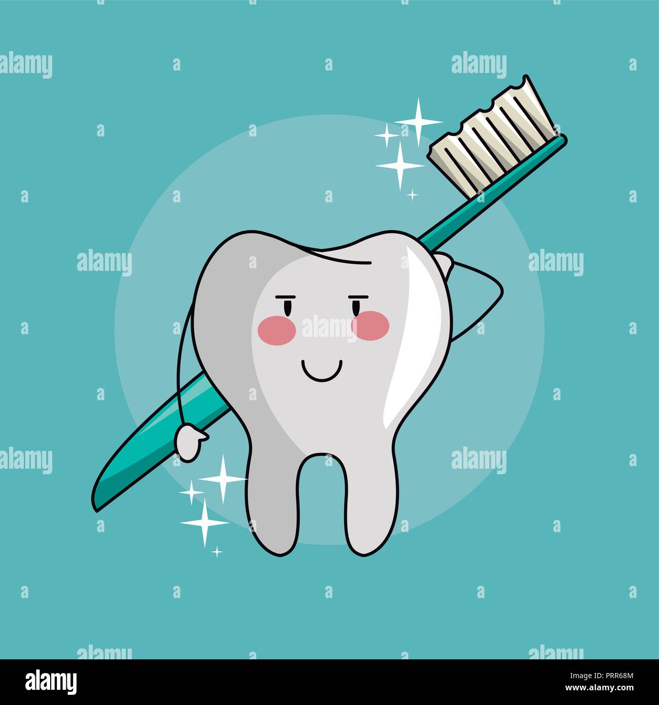 Tooth funny cartoon Stock Vector Image & Art - Alamy